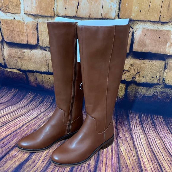 a new day | Shoes | Nwt Womens New Day Tall Cognac Color Boots | Poshmark